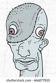 Monster Head Stock Illustration 466877810 | Shutterstock