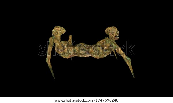 Monster Siamese Twins 3d Render Games Stock Illustration 1947698248 ...