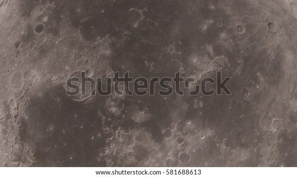 Moon Craters 3d Illustration Elements This Stock Illustration 581688613