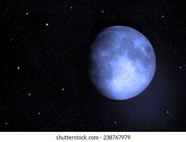 Moon Night Sky Elements This Image Stock Illustration 238767979 ...