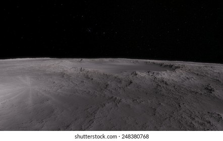 Moon Surface Stock Illustration 248380768 | Shutterstock