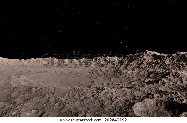 Moon Surface Stock Illustration 202840162