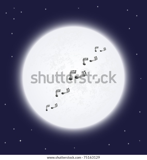 Moon Trace Stock Illustration 75163129 | Shutterstock