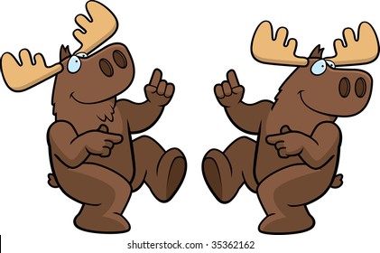 Moose-cartoon : images, photos et images vectorielles de stock ...