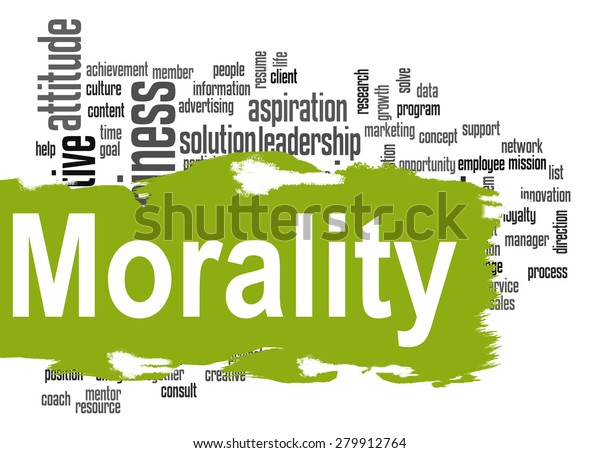 Morality Word Cloud Image Hires Rendered Stock Illustration 279912764 ...