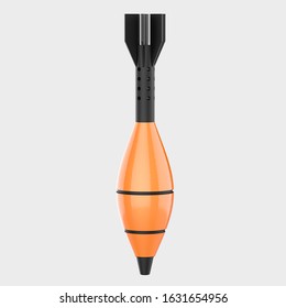 Mortar Rocket Explosive 3d Rendering Illustration Stock Illustration ...
