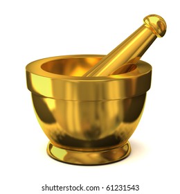 847 Gold mortar and pestle Images, Stock Photos & Vectors | Shutterstock