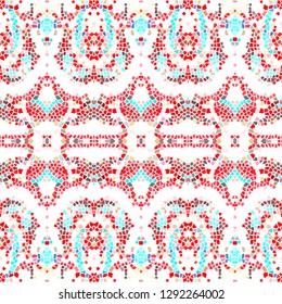 Kalamkari Patola Bandini Design Eliment: стоковая иллюстрация ...