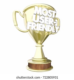 Most User Friendly Award Trophy Best Stock Illustration 722805931 ...