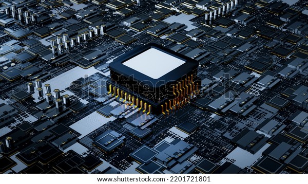 Motherboard Panel Electronic Device Main Board Stock Illustration ...