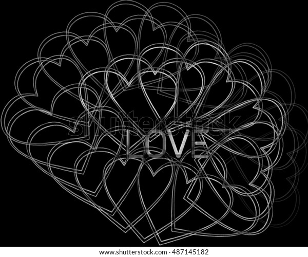 Motion Hearts Backgrounds Stock Illustration 487145182 | Shutterstock