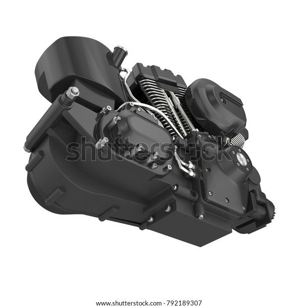Motorcycle Engine Two Cylinder Big Bike 스톡 일러스트 792189307 | Shutterstock