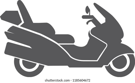 Yamaha Nmax Motor Motorcycle Automatic Silhouette Stock Vector (Royalty ...