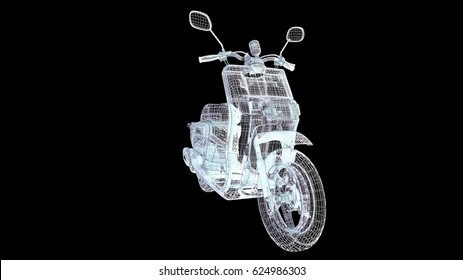 Motorcycle Model Body Structure Wire Model 스톡 일러스트 624986303 | Shutterstock
