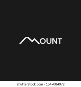 Mount Logo Design Simple Stock Illustration 1547084072 | Shutterstock