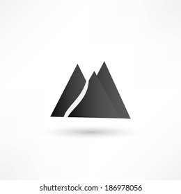 Mountains Symbol Stock Illustration 186978056 | Shutterstock
