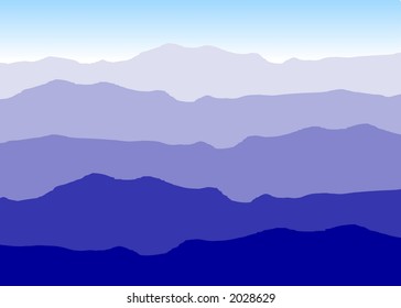 Mountainscape Background Stock Illustration 2028629 | Shutterstock