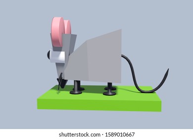 Mouse 3d Rendering Model Low Poly 스톡 일러스트 1589010667 | Shutterstock