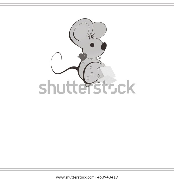 Mouse Cheese Crackers Stock Illustration 460943419 | Shutterstock