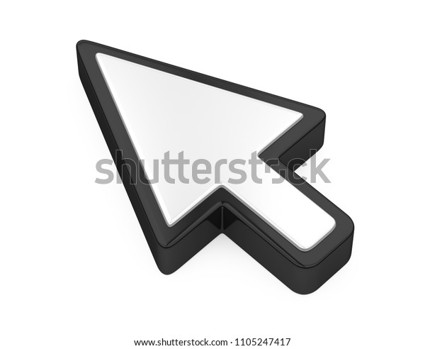 Mouse Cursor Arrow Isolated 3d Rendering 库存插图 1105247417 | Shutterstock