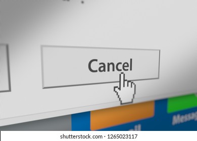 Mouse Cursor Clicking Download Button On: стоковая иллюстрация ...