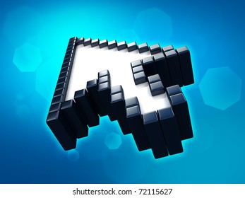 Mouse Cursor Internet Concept Hd Render 스톡 일러스트 72115627 | Shutterstock