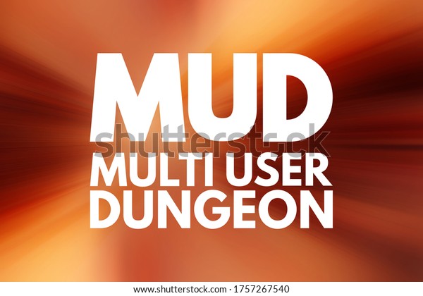 Mud Multi User Dungeon Acronym Technology Stock Illustration 1757267540 ...