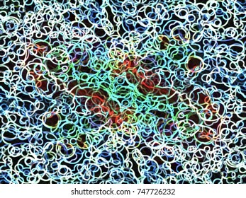 Muddle Abstract Brightly Lights Background Creative Stock Illustration ...