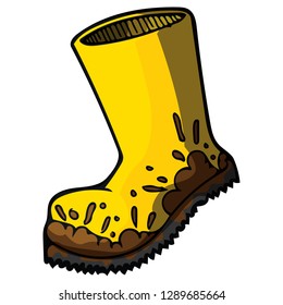 619 Muddy hiking boots Stock Illustrations, Images & Vectors | Shutterstock