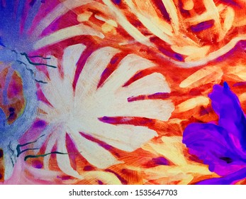 Multi Color Composition Abstract Expression Art Stock Illustration ...