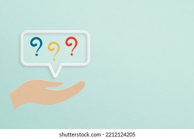 Multi Color Question Marks Inside Speech Stock Illustration 2212124205 ...