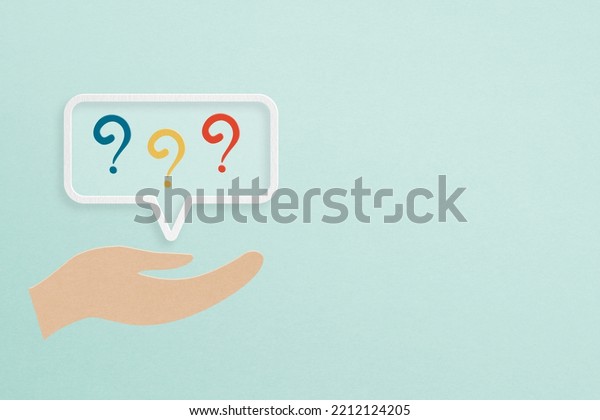 Multi Color Question Marks Inside Speech Stock Illustration 2212124205 ...