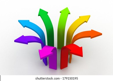 Multi Colored Arrow Stock Illustration 179150195 | Shutterstock