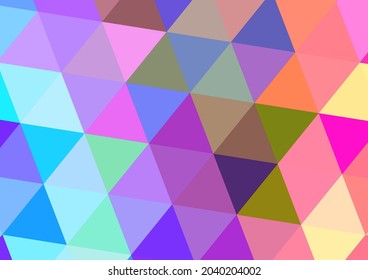 Multi Colored Triangle Background Wallpaper Stock Illustration ...