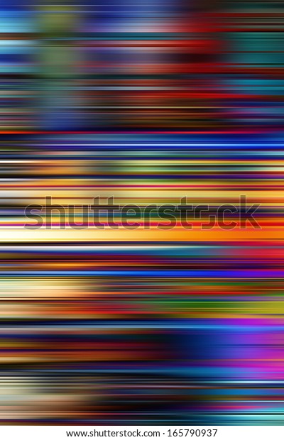 Multi Coloured Speed Stripes Background Stock Illustration 165790937