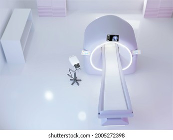 Multi Detector Ct Scanner Computed Tomography Stock Illustration ...