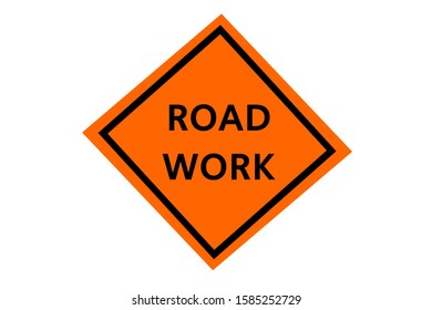 Road Work 1000 Ft Traf White Stock Vector (Royalty Free) 1708866934