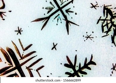 Multi Texture Neon Falling Snow Background Stock Illustration ...
