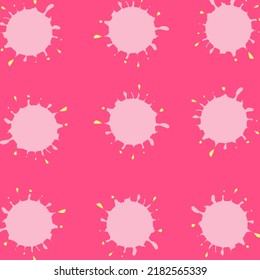 Multicolored Polka Dots Splash Patterns Background Stock Illustration ...