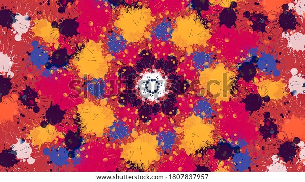 Multicolour Pattern Produce Stunning Effect On Stock Illustration ...
