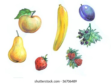 Multifarious Fruit Stock Illustration 36706489 | Shutterstock