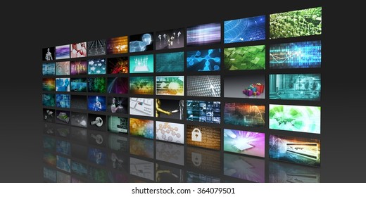 Multimedia Technology Digital Devices Information Concept Stock ...