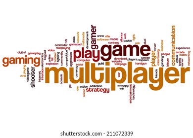 Multiplayer Concept Word Cloud Background 스톡 일러스트 211072339 | Shutterstock