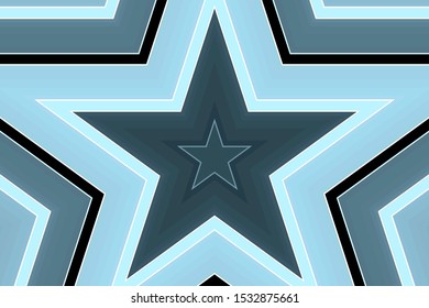 Multiple Five Pointed Star Illustration Stock Illustration 1532875661 ...