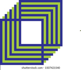 Multiple Squares Different Colours Stock Illustration 1507421540 ...