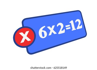 Multiplication Sign Circle Easy Example Multiplication Stock ...