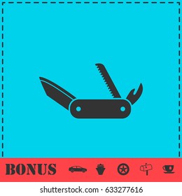 Multitool Icon Flat Simple Illustration Symbol Stock Illustration ...