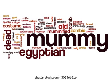 Mummy Word Cloud Stock Illustration 302366816 | Shutterstock