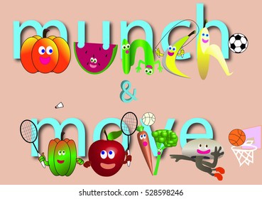 Funny Vector Childish Banner Cute Colorful: vector de stock (libre de ...