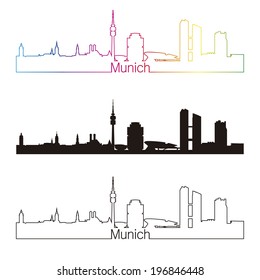 394 imágenes de Munich skyline outline - Imágenes, fotos y vectores de ...